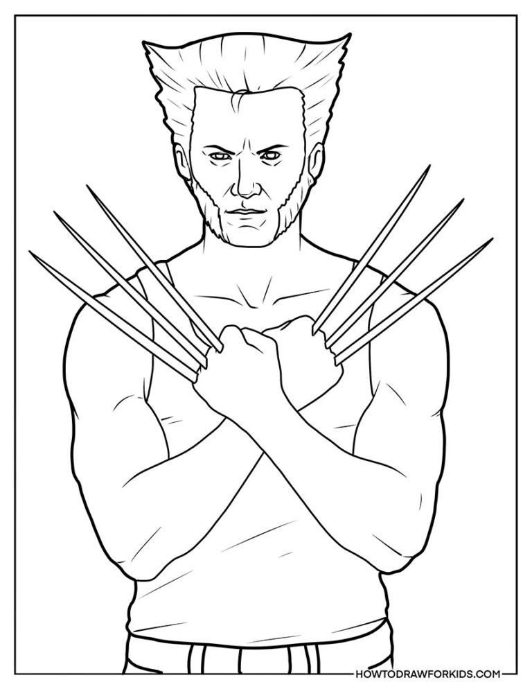 Wolverine Coloring Pages - Free Printables
