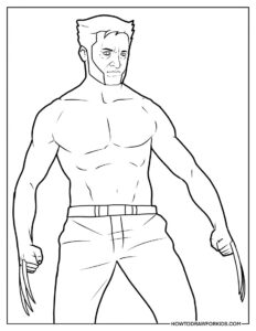 Wolverine Coloring Pages - Free Printables