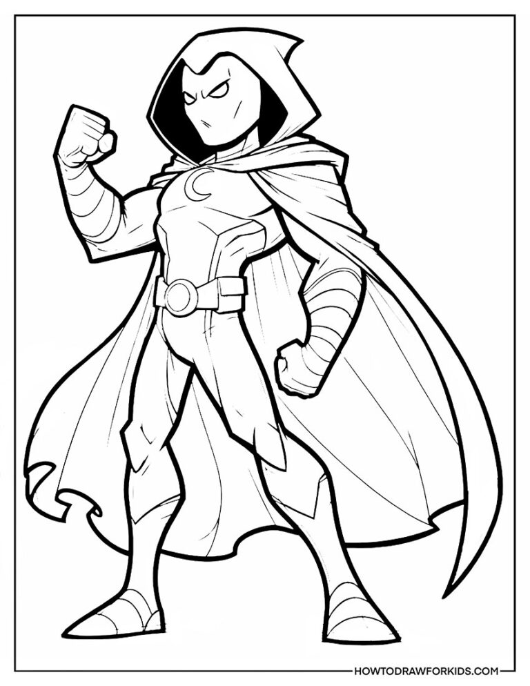 Moon Knight Coloring Pages - Free Printables