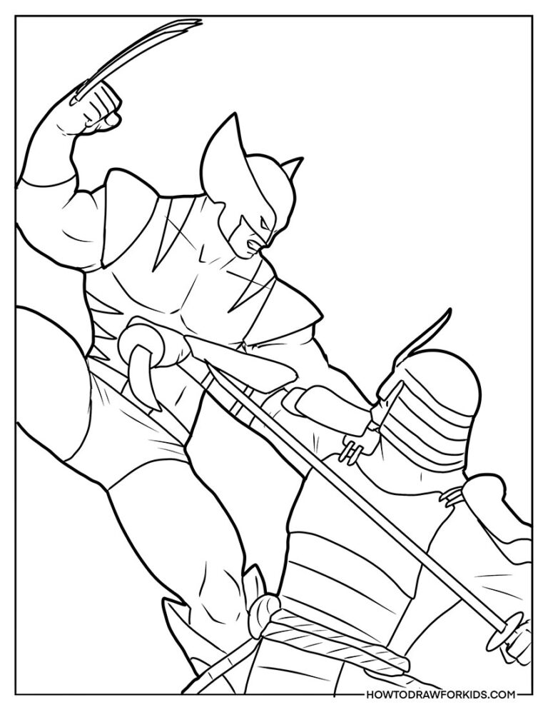 Wolverine Coloring Pages - Free Printables