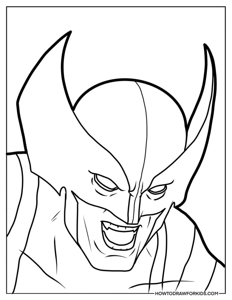Wolverine Coloring Pages - Free Printables
