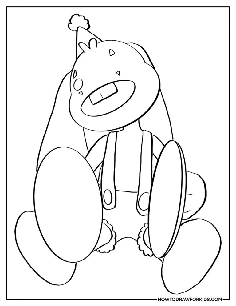 Bunzo Bunny Coloring Pages - Free Printables