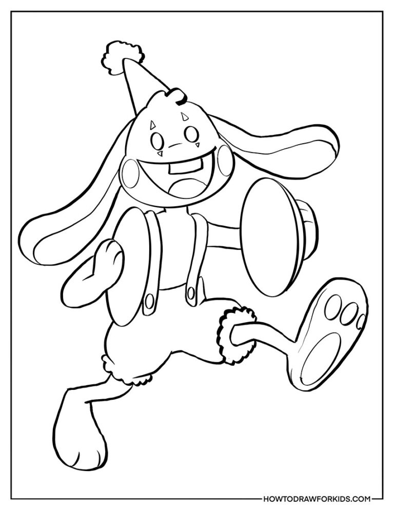Bunzo Bunny Coloring Pages - Free Printables