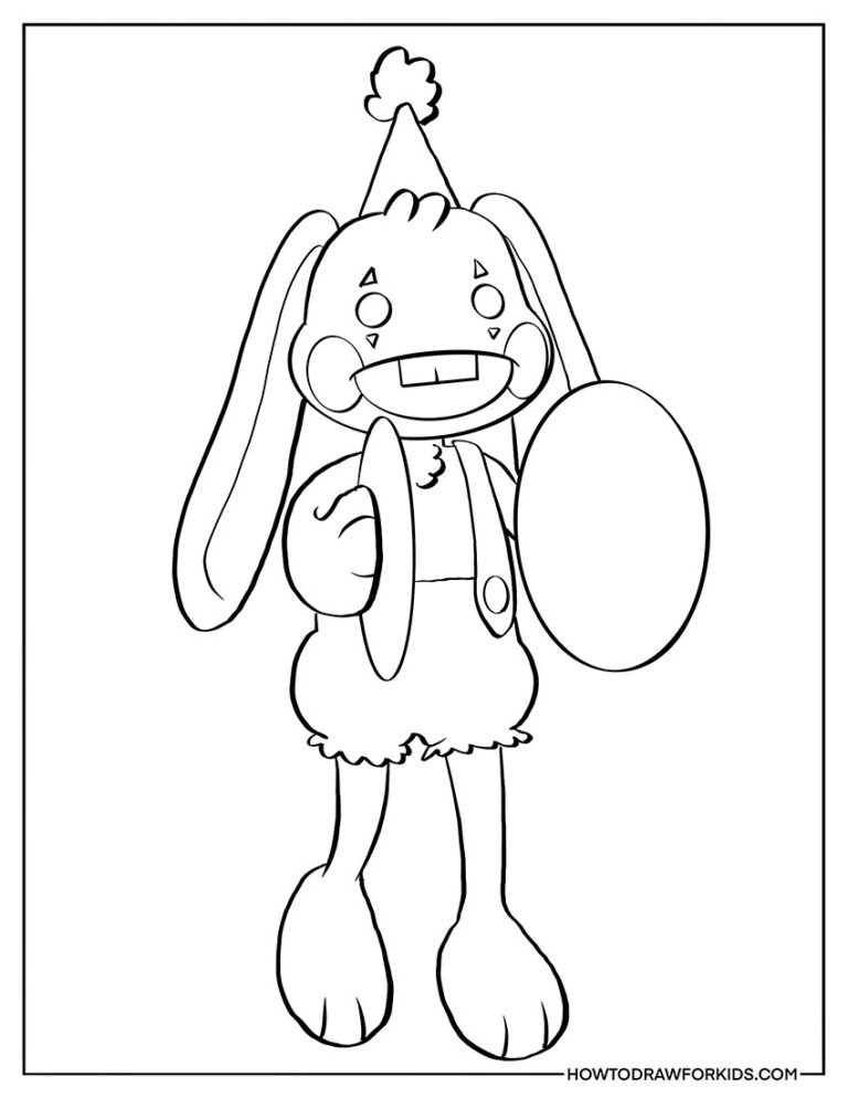 Bunzo Bunny Coloring Pages - Free Printables