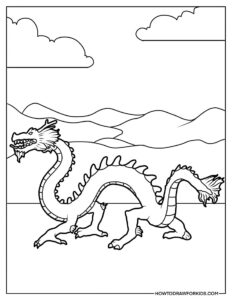 Chinese Dragon Coloring Pages - Free Printables