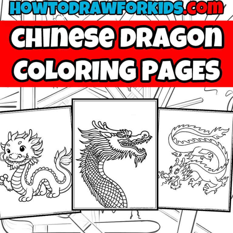 Chinese Dragon Coloring Pages - Free Printables
