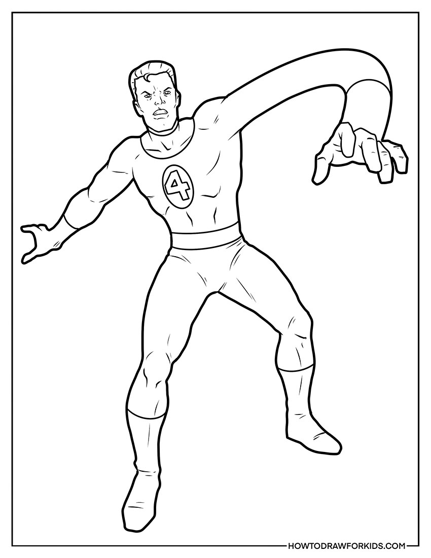 Fantastic Four Coloring Pages - Free Printables