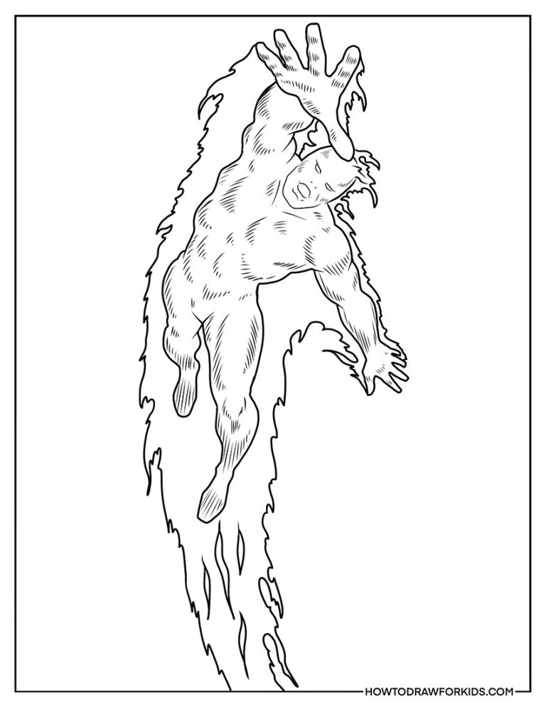 Fantastic Four Coloring Pages - Free Printables