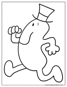 Mr.Men Coloring Pages - Free Printables