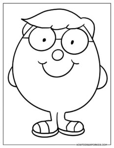 Mr.Men Coloring Pages - Free Printables