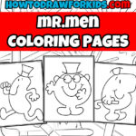 Mr.Men Coloring Pages - Free Printables