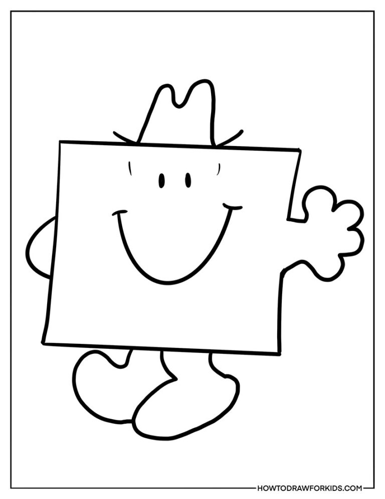 Mr.Men Coloring Pages - Free Printables