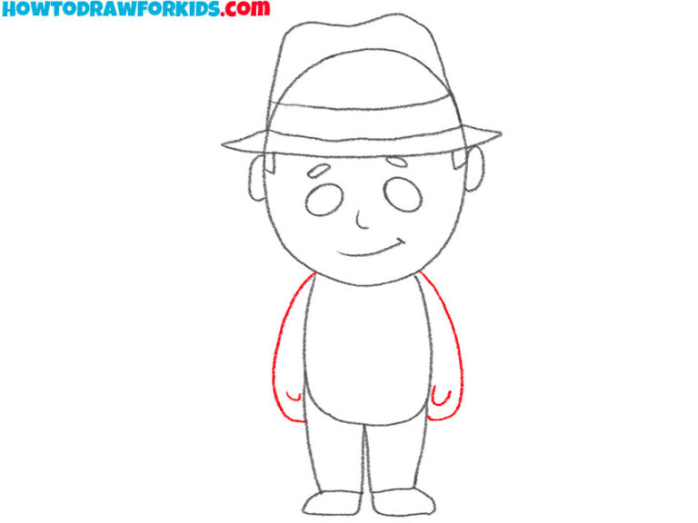How to Draw Indiana Jones - Easy Drawing Tutorial For Kids