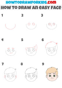 How to Draw a Face - Easy Drawing Tutorial For kids