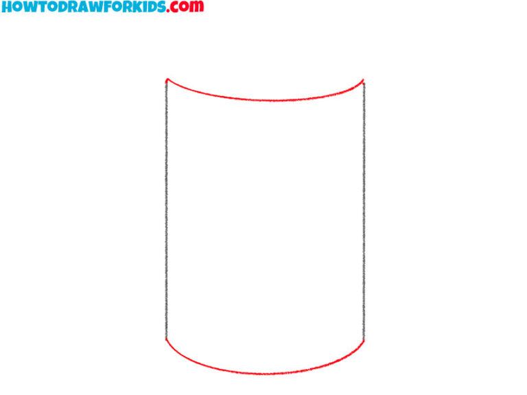 How to Draw a Can - Easy Drawing Tutorial For Kids