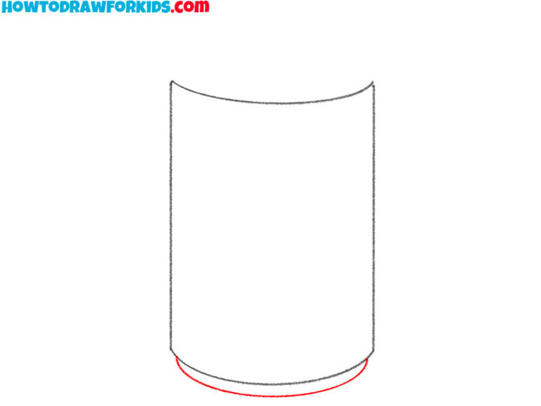 How to Draw a Can - Easy Drawing Tutorial For Kids