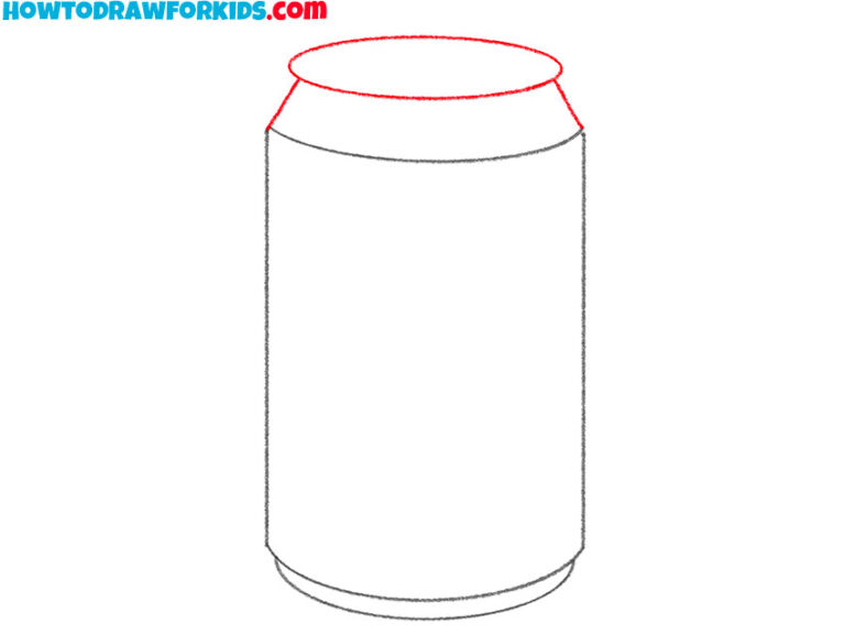 How to Draw a Can - Easy Drawing Tutorial For Kids