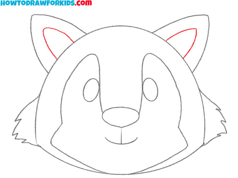 How to Draw a Wolf Face - Easy Drawing Tutorial For Kids