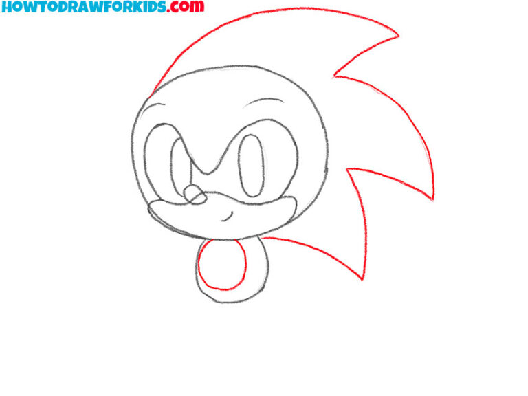How to Draw Sonic - Easy Drawing Tutorial For Kids