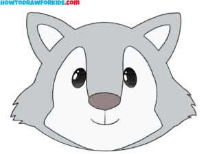 How to Draw a Wolf Face - Easy Drawing Tutorial For Kids