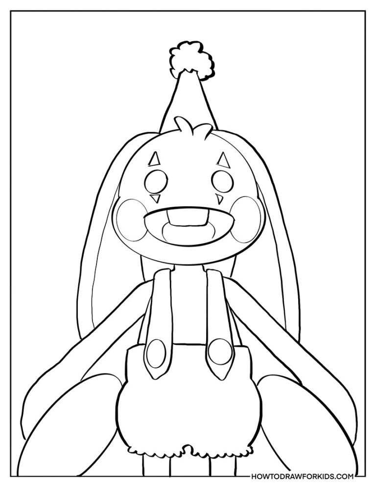 Bunzo Bunny Coloring Pages - Free Printables