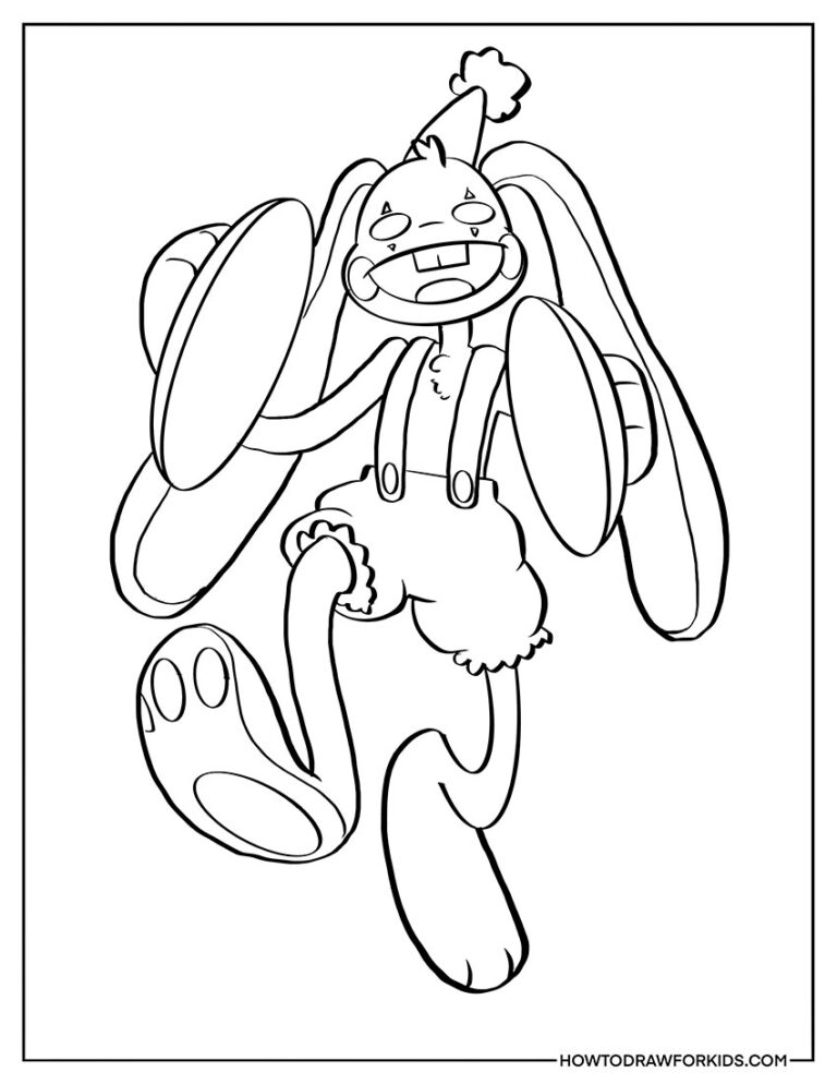 Bunzo Bunny Coloring Pages - Free Printables