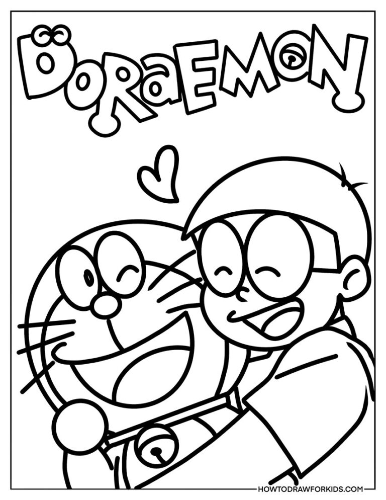 Doraemon Coloring Pages - Free Printables