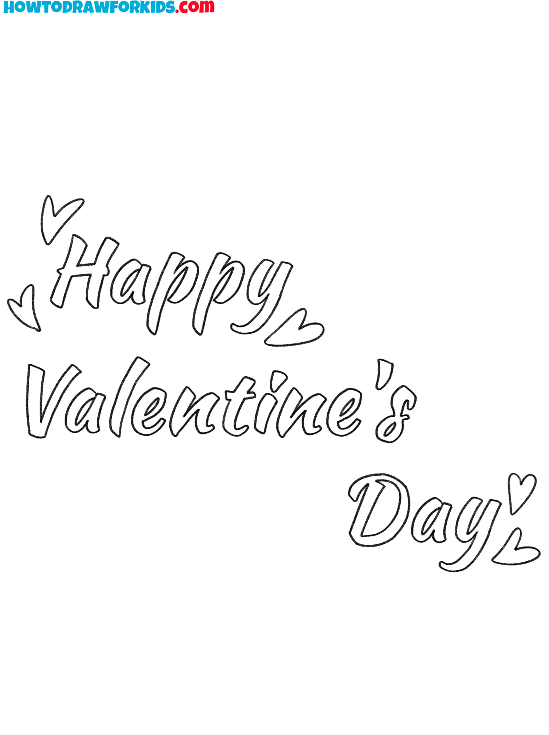 Valentine's Day Coloring Pages - Free Printables