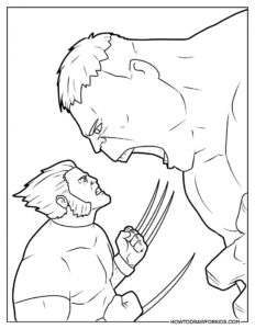 Wolverine Coloring Pages - Free Printables