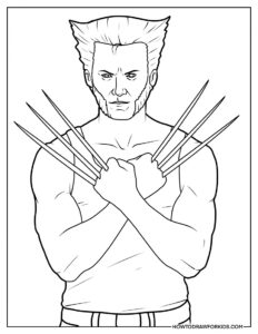 Wolverine Coloring Pages - Free Printables