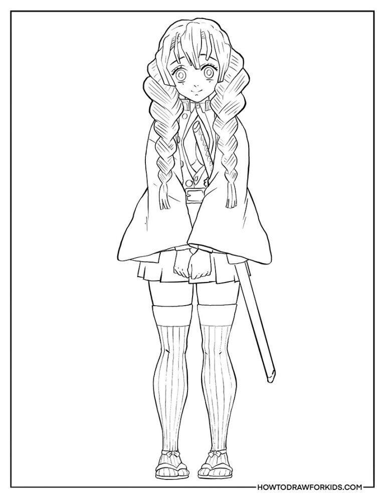 Demon Slayer Coloring Pages - Free Printables