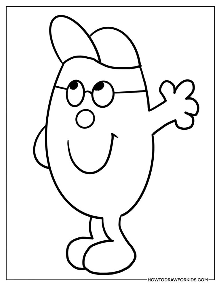 Mr.Men Coloring Pages - Free Printables