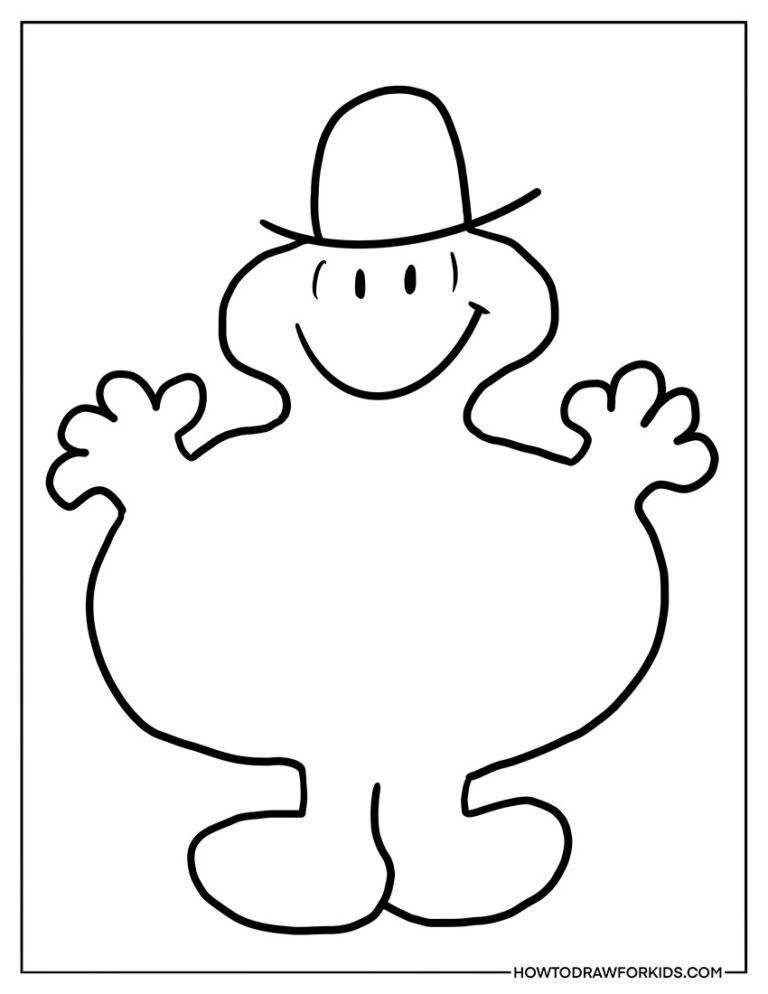 Mr.Men Coloring Pages - Free Printables