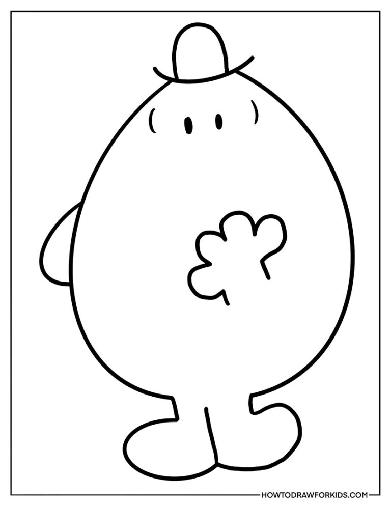 Mr.Men Coloring Pages - Free Printables