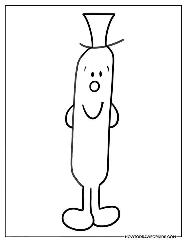 Mr.Men Coloring Pages - Free Printables