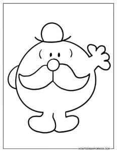 Mr.Men Coloring Pages - Free Printables