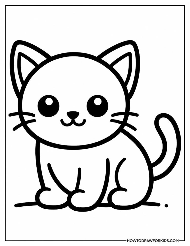 Cat Coloring Pages - Free Printables