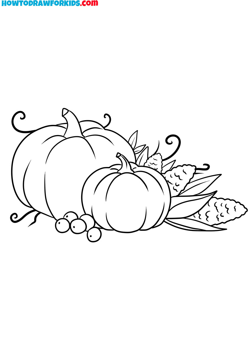 Thanksgiving Day Coloring Pages - Free Printables