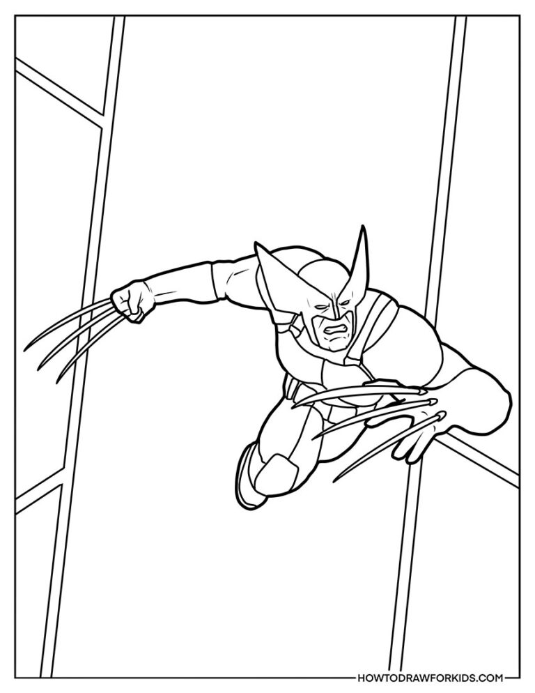 Wolverine Coloring Pages - Free Printables