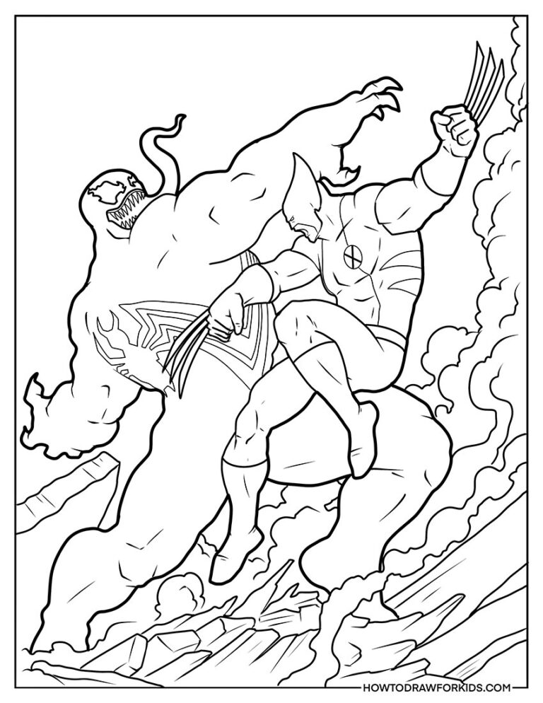 Wolverine Coloring Pages - Free Printables