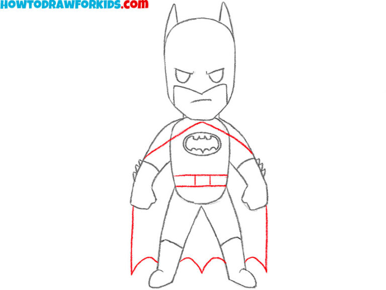 How to Draw Batman - Easy Drawing Tutorial For Kids