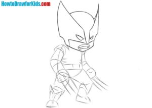 How to Draw Wolverine - Easy Drawing Tutorial For Kids