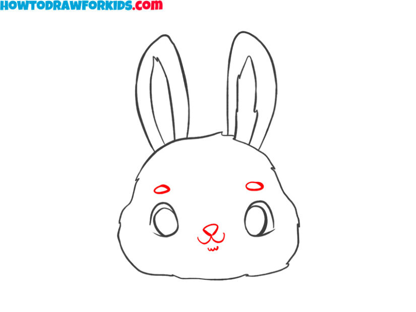 How to Draw a Bunny Face - Easy Drawing Tutorial For Kids