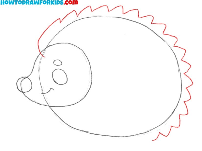 How to Draw a Hedgehog - Easy Drawing Tutorial For Kids