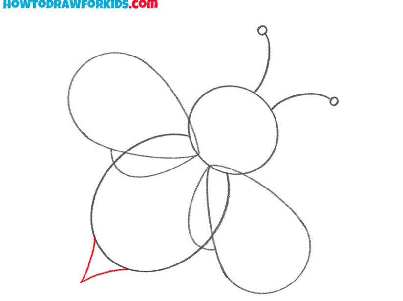 How to Draw a Bee - Easy Tutorial For Kids