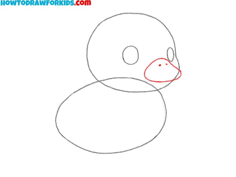 How to Draw a Duck - Easy Drawing Tutorial For Kids