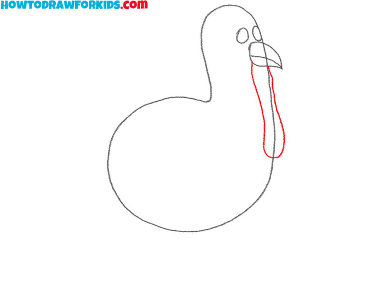 How to Draw a Turkey - Easy Drawing Tutorial For Kids