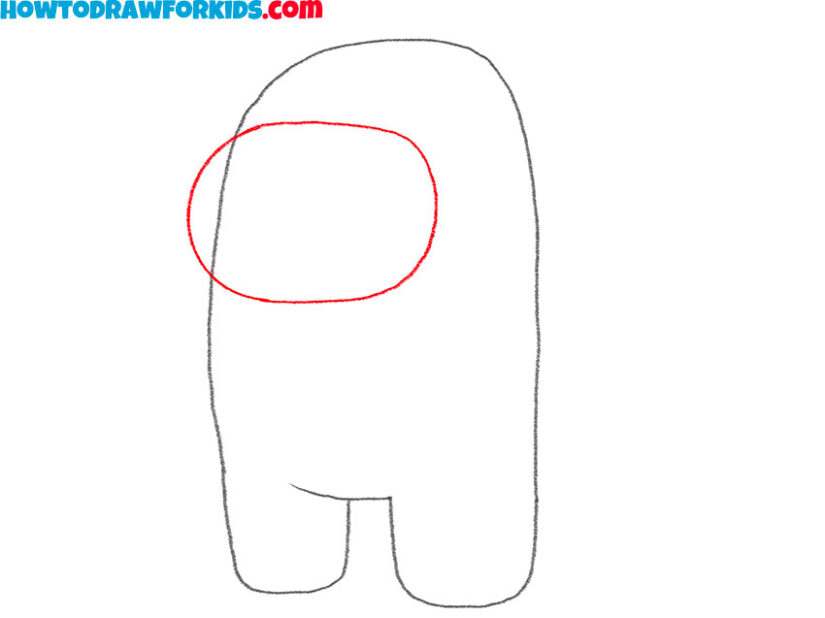 How to Draw an Among Us Character - Easy Tutorial For Kids