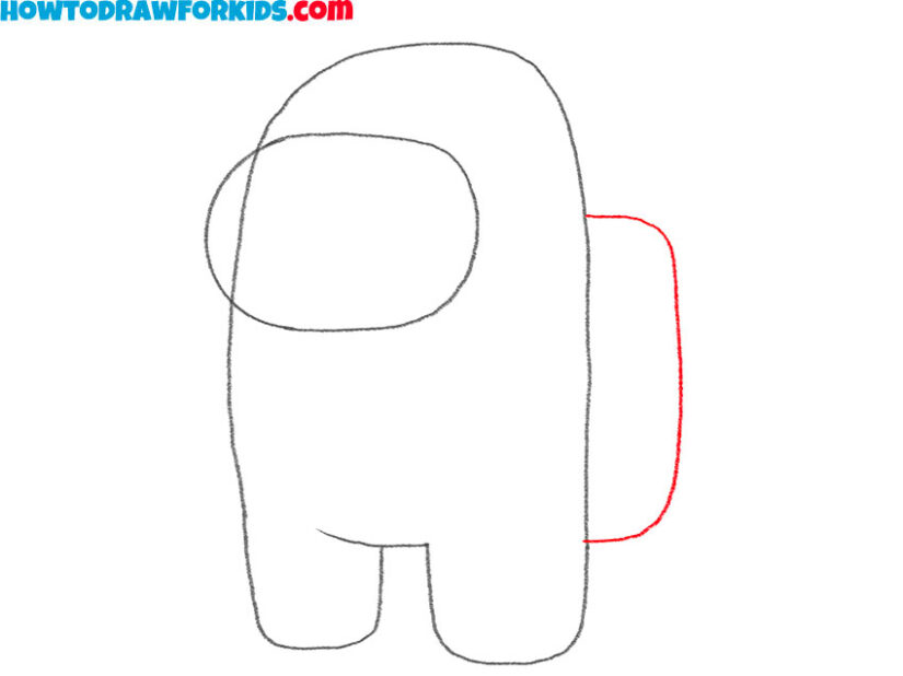 How to Draw an Among Us Character - Easy Tutorial For Kids