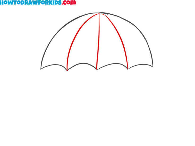 How to Draw an Umbrella - Easy Drawing Tutorial For Kids